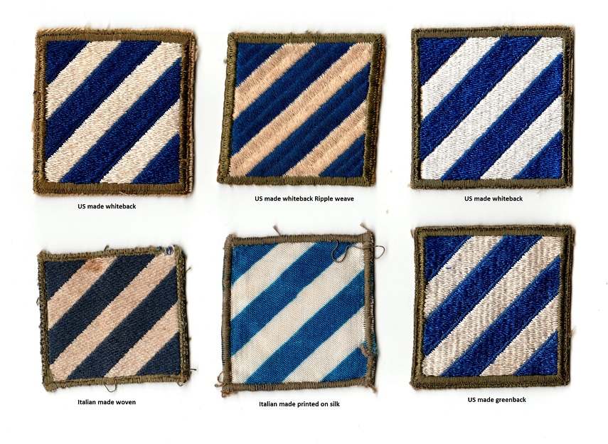 My 3 Infantry division patches - ARMY AND USAAF - U.S. Militaria Forum
