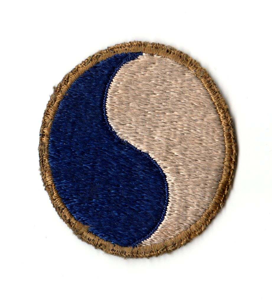 29 infantry division patch British made - ARMY AND USAAF - U.S ...