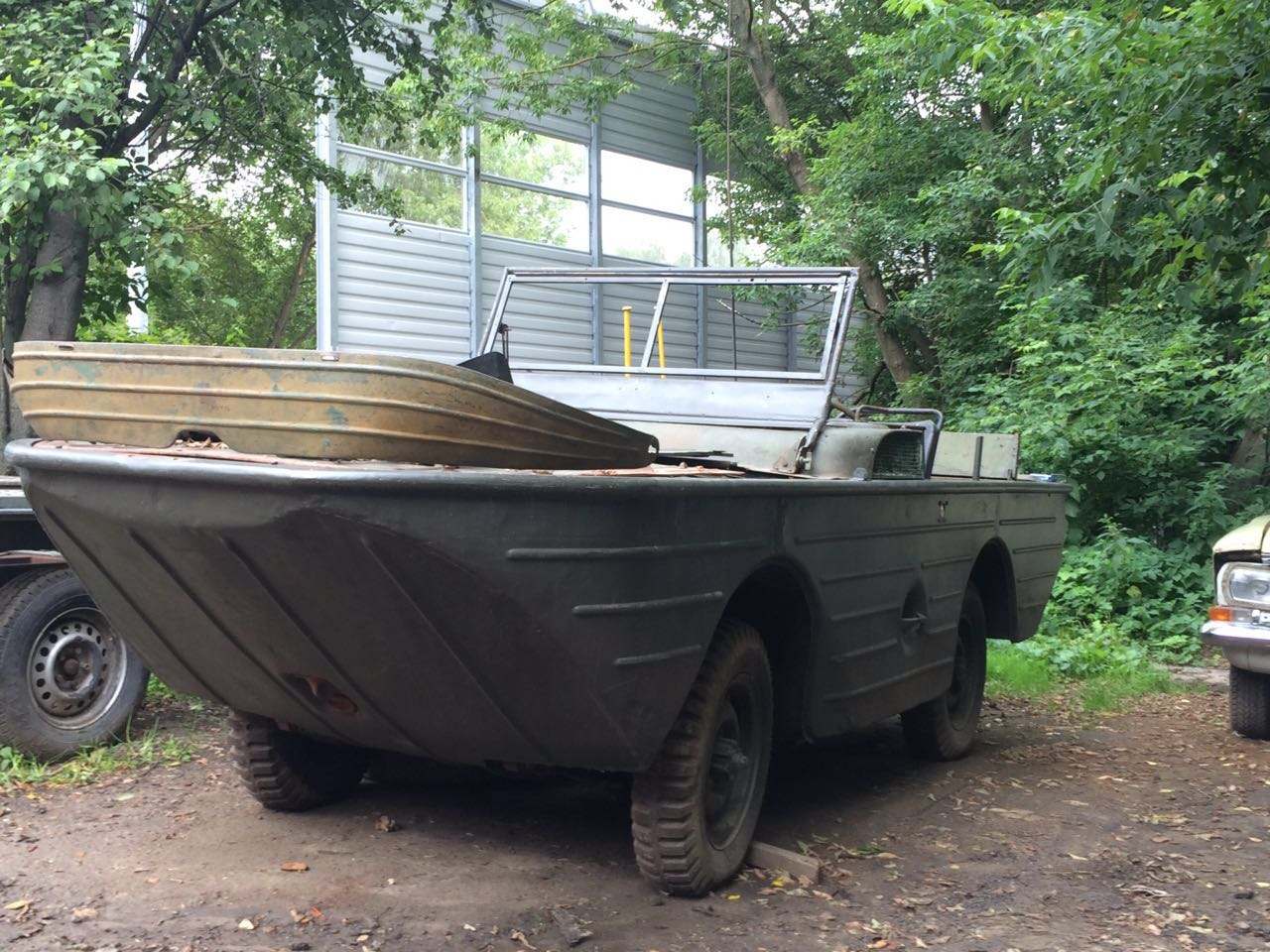 Ford GPA Amphibious Jeeps in the street of Moscow - MILITARY VEHICLES ...