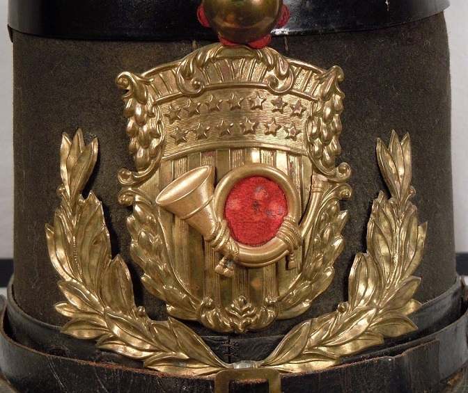 M 1859 Shako USMC - (1861-1865) AMERICAN CIVIL WAR - The War Between ...