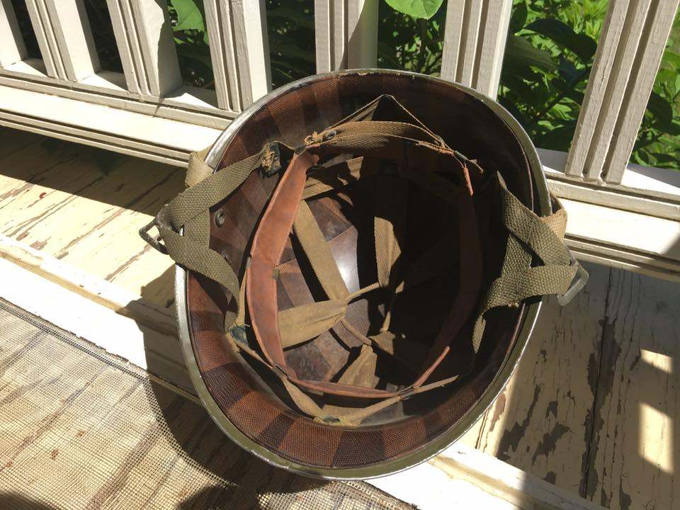 James W Hobbs HQ 501st PIR M1 helmet - M-1; M-1C & M-2 HELMETS - U.S ...