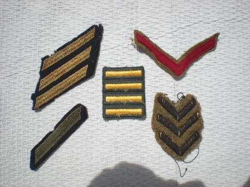 Service, Discharge, Wound Chevrons ? - ARMY AND USAAF - U.S. Militaria ...