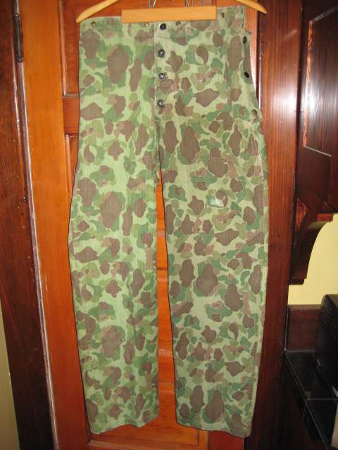 P44 M1944 USMC Camouflage HBT trousers 1950s - CAMOUFLAGE UNIFORMS - U ...