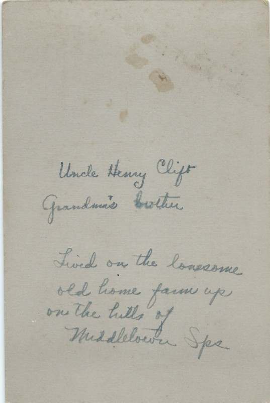 Cabinet Card of Henry R. Clift, 111th New York Infantry - INDIVIDUAL ...