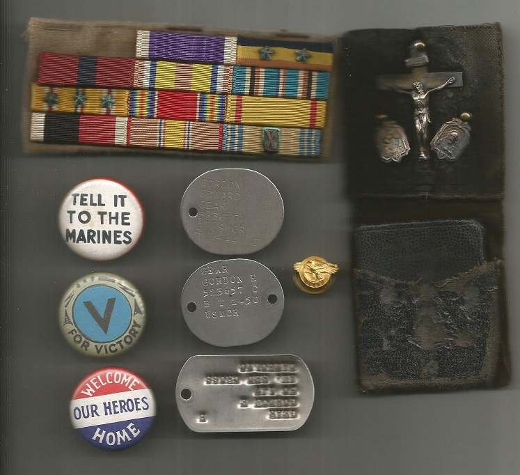 WW2 SMALL USMC DOG TAG RIBBONS GROUPING - GROUPINGS PAGE - U.S ...
