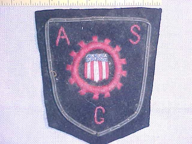 Unkown Patch from Antique Mall: WWI Army Service Corps - ARMY AND USAAF ...