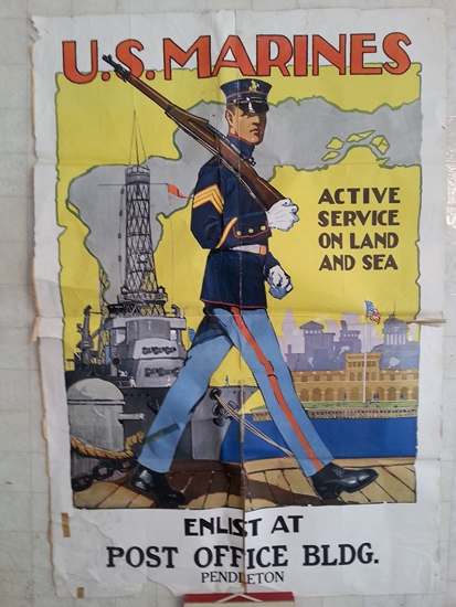 USMC Poster - EPHEMERA, PHOTOGRAPHS & MILITARY ARTWORK - U.S. Militaria ...