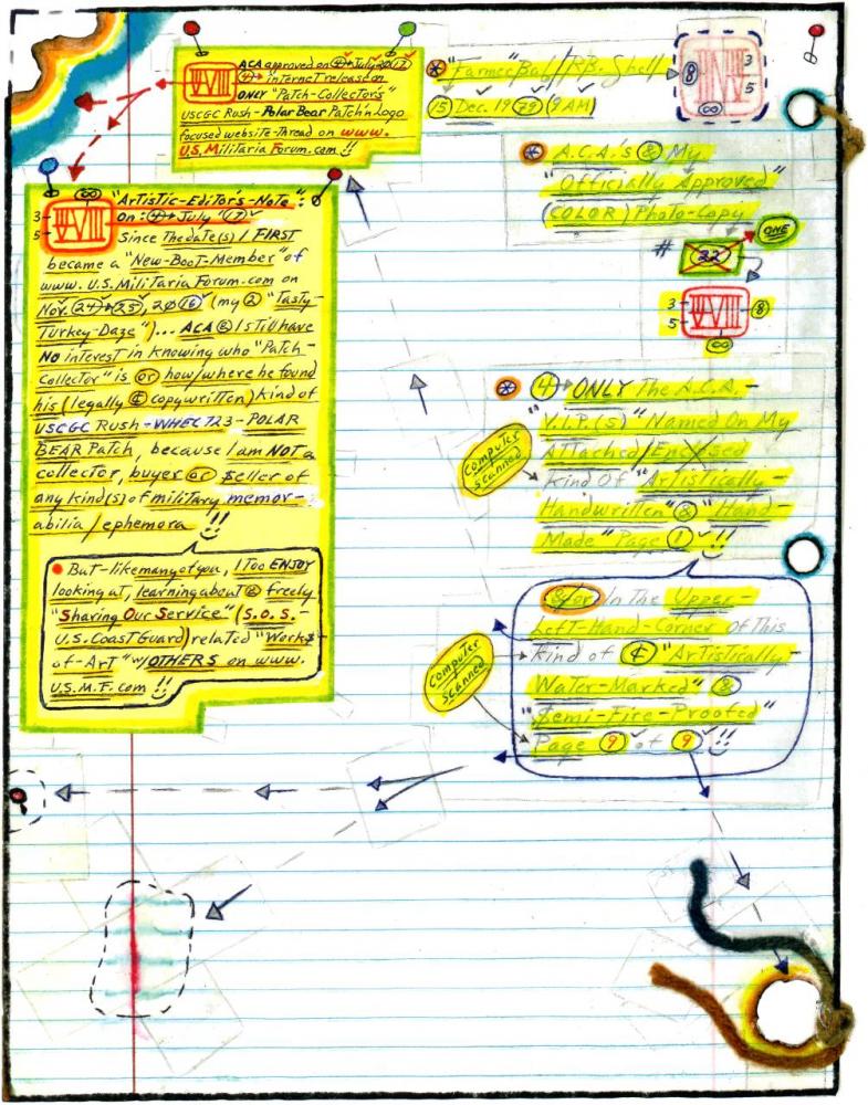 A USCGC RUSH (WHEC-723) Patch - Coast Guard Artist! - US COAST GUARD ...