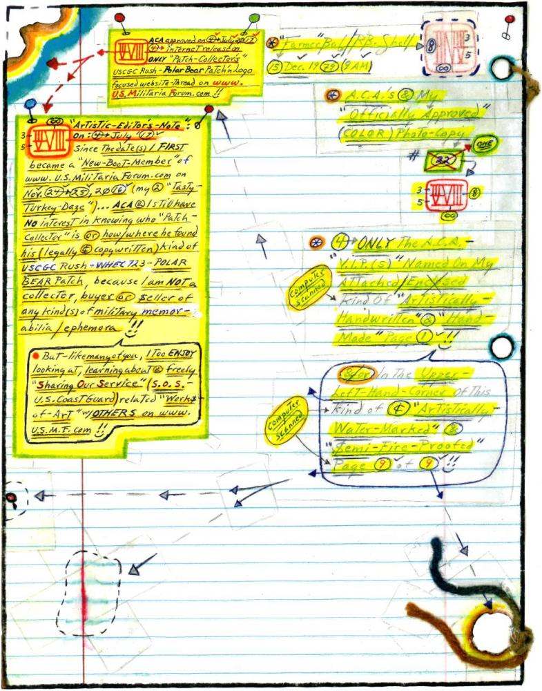 A USCGC RUSH (WHEC-723) Patch - Coast Guard Artist! - US COAST GUARD ...