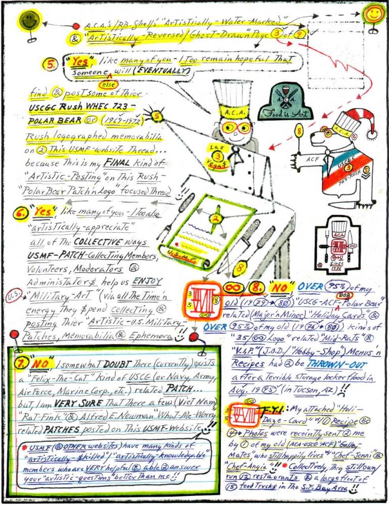 A USCGC RUSH (WHEC-723) Patch - Coast Guard Artist! - US COAST GUARD ...