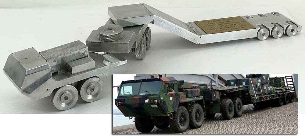 steel presentation model Marines Logistics Vehicle System (LVS ...