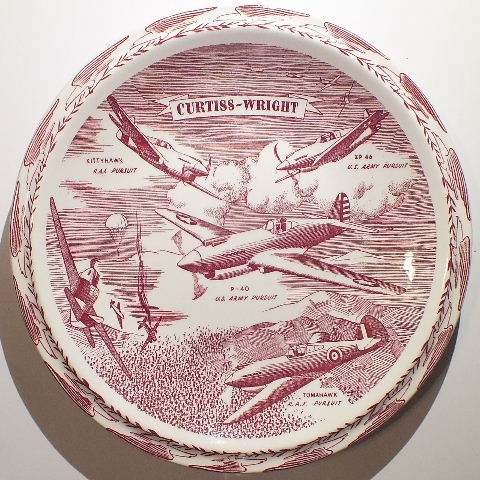 Vernon Kilns Aircraft Factory Plates - HOMEFRONT & THE WAR EFFORT - U.S ...