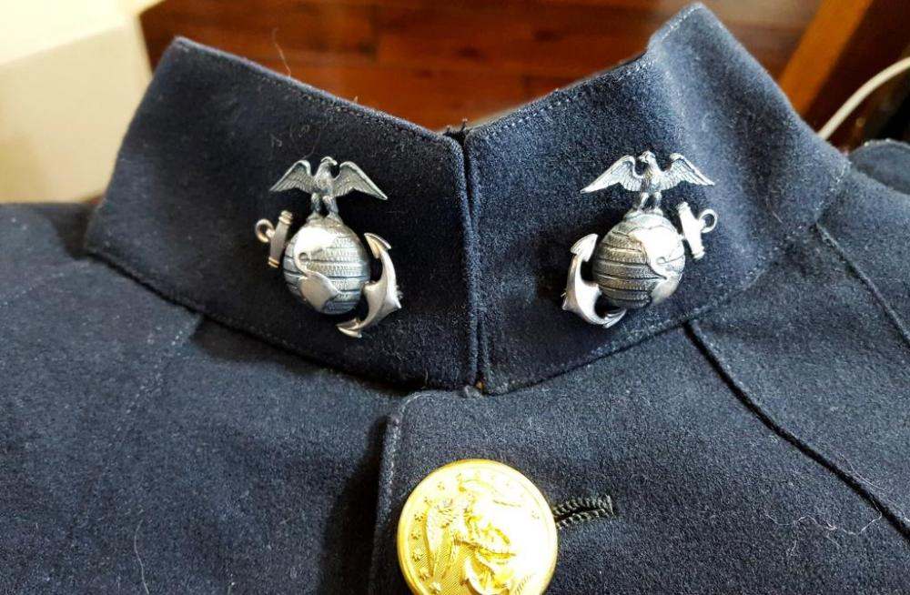 WWI USMC Officers Dress Uniform with EGA's - MARINE CORPS EGA ...