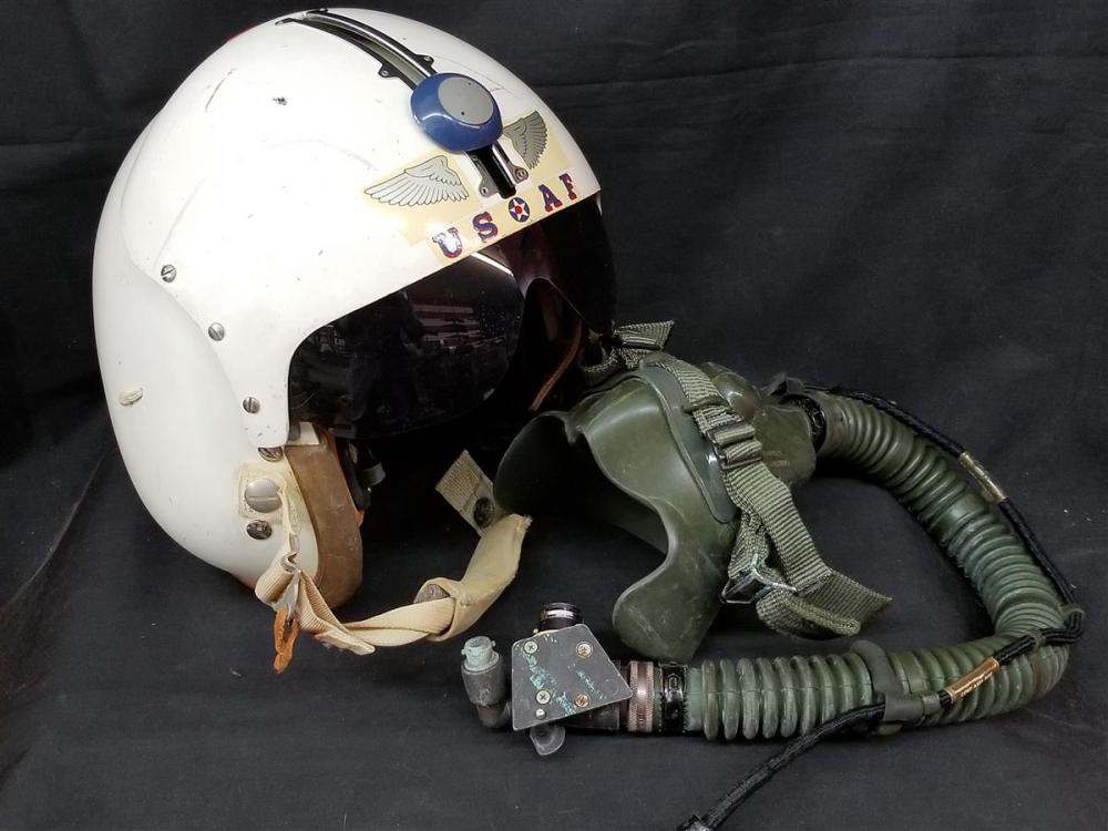 USAF HGU-2/P Helmet with O2 mask - FLYING HELMETS AND ACCESSORIES - U.S ...