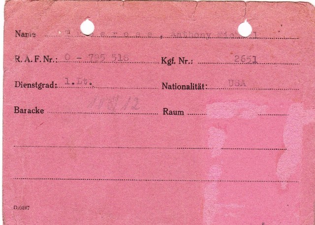 WWII POW Stalag ID CARDS issued to Americans - Collection - Page 3 ...
