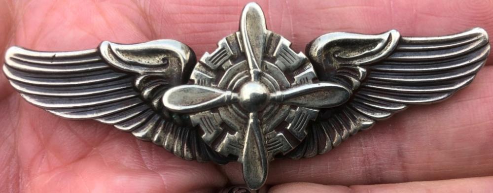 Question about flight engineer wing - WING BADGES - U.S. Militaria Forum