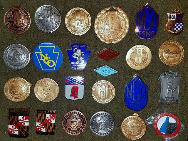 National Guard OCS - NCOA Badges - ARMY (INCLUDING USAAC/AAF) - U.S ...