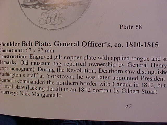 War of 1812? US officer's engraved shako plate - (1776-1860) AMERICAN ...