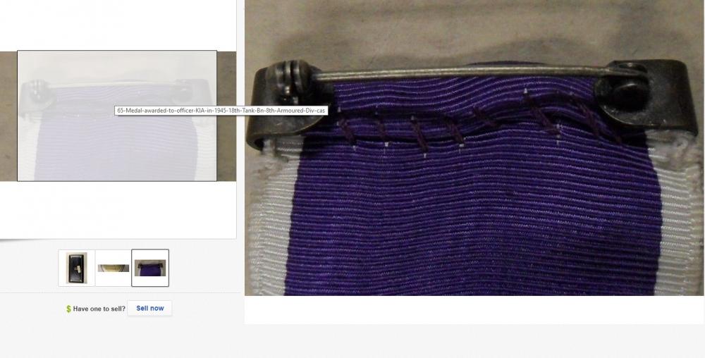 Yet another fake Purple Heart on eBay - MEDALS & DECORATIONS - U.S ...