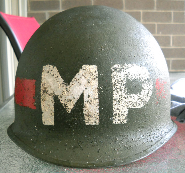 24th Infantry Division MP Helmet - M-1; M-1C & M-2 HELMETS - U.S ...