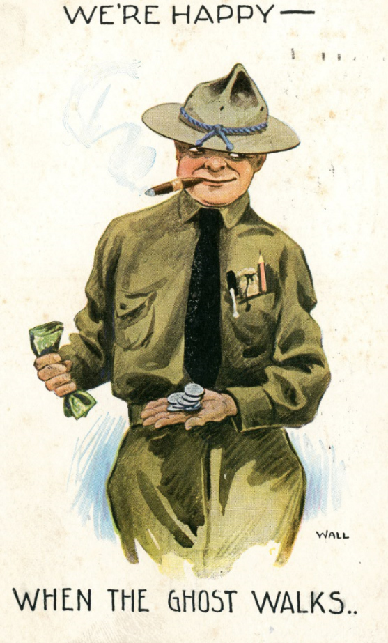 WW 1 US Army Slang: When the Ghost Walks? - (1917-1919) WORLD WAR ONE ...