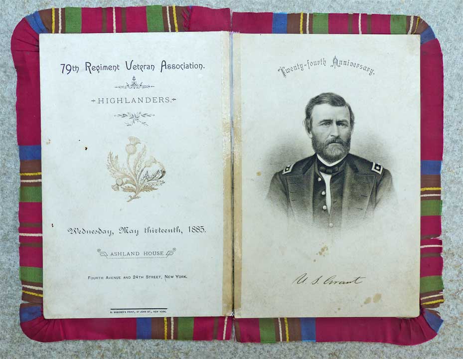 Col. J. B. Sinclair 79th New York Militia, Cameron Highlanders ...