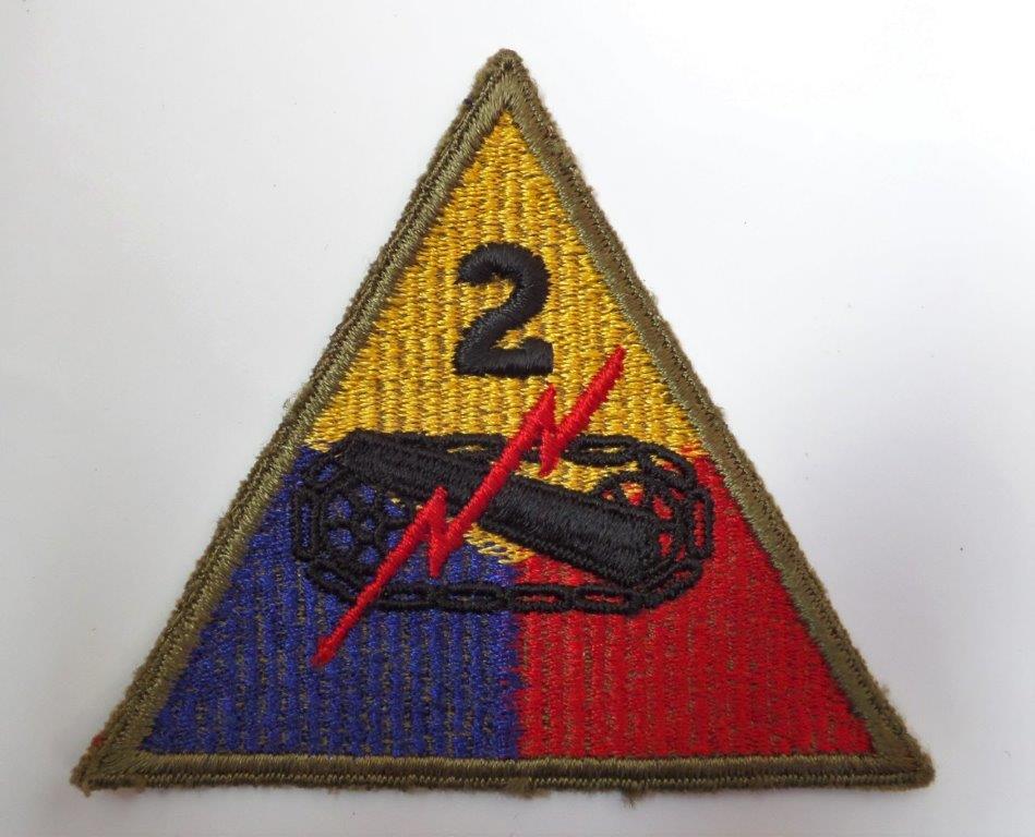 2nd AD patch greenback - ARMY AND USAAF - U.S. Militaria Forum