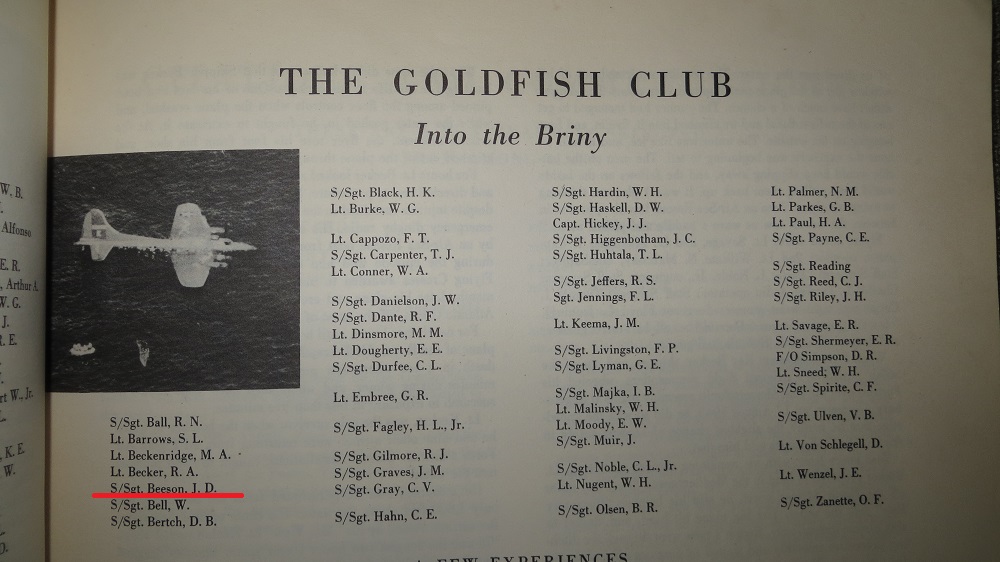 571st BS 390th BG - PH - AM - SM - Gold Fish Club - B-17 Top Turret ...