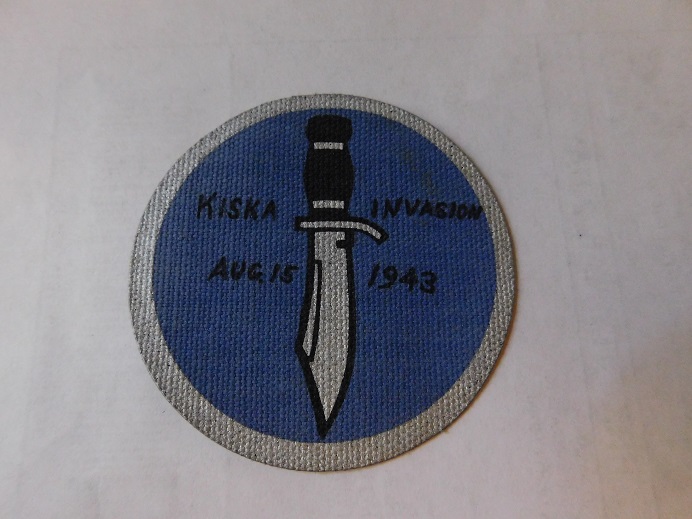 KISKA INVASION AUG.15 1943 PATCH PRINTED - ARMY AND USAAF - U.S ...
