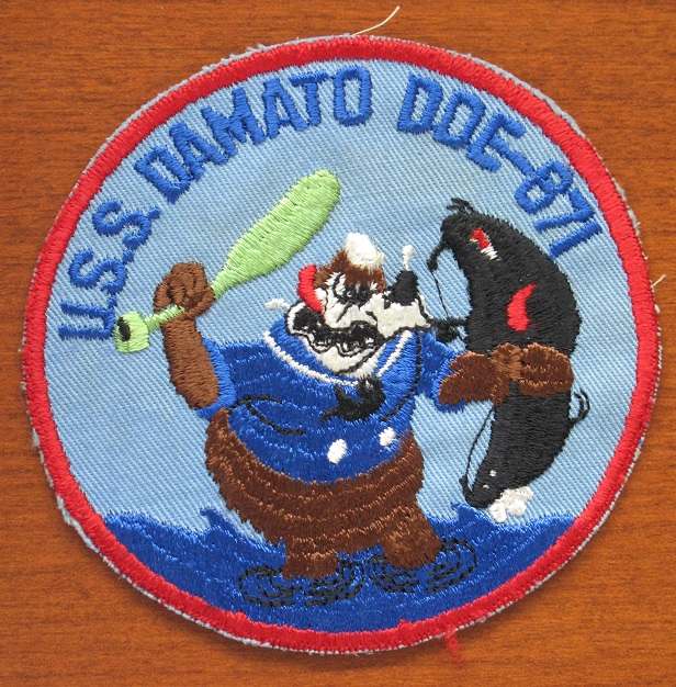 Pete - aka Pegleg Pete USS DAMATO (DDE-871) - WALT DISNEY GOES TO WAR ...