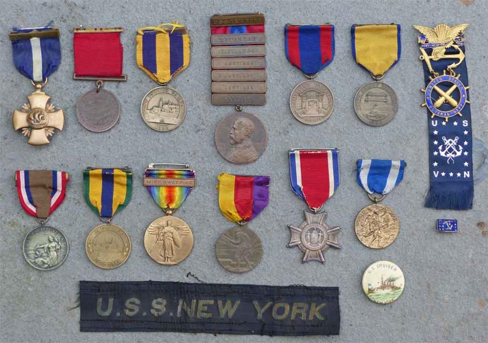 Sampson Medal with Six Bars, Navy Cross Group - MEDALS & DECORATIONS ...