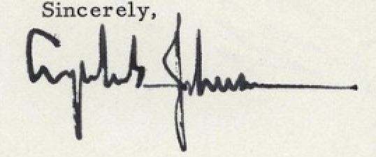 LBJ signature on condolence letter - EPHEMERA, PHOTOGRAPHS & MILITARY ...