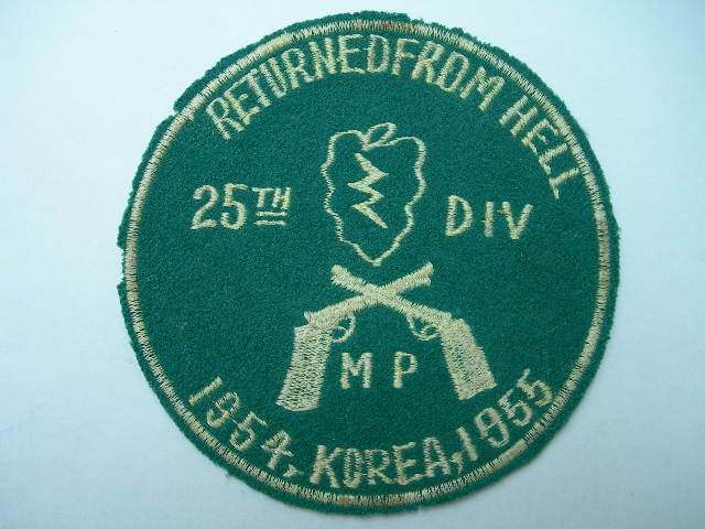 25th Division MP patch group - ARMY AND USAAF - U.S. Militaria Forum