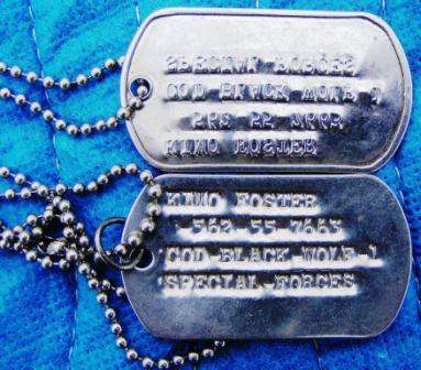 Strange probably bogus SF dog tags - IDENTITY ITEMS (DOG TAGS ...