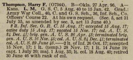 WWII Uniform of BG Harry F. Thompson - UNIFORMS - U.S. Militaria Forum