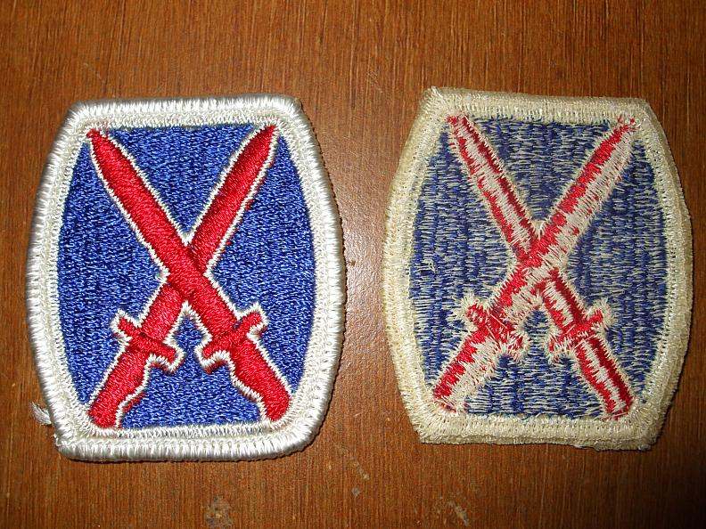 Variants of merrowed edged patches - ARMY AND USAAF - U.S. Militaria Forum