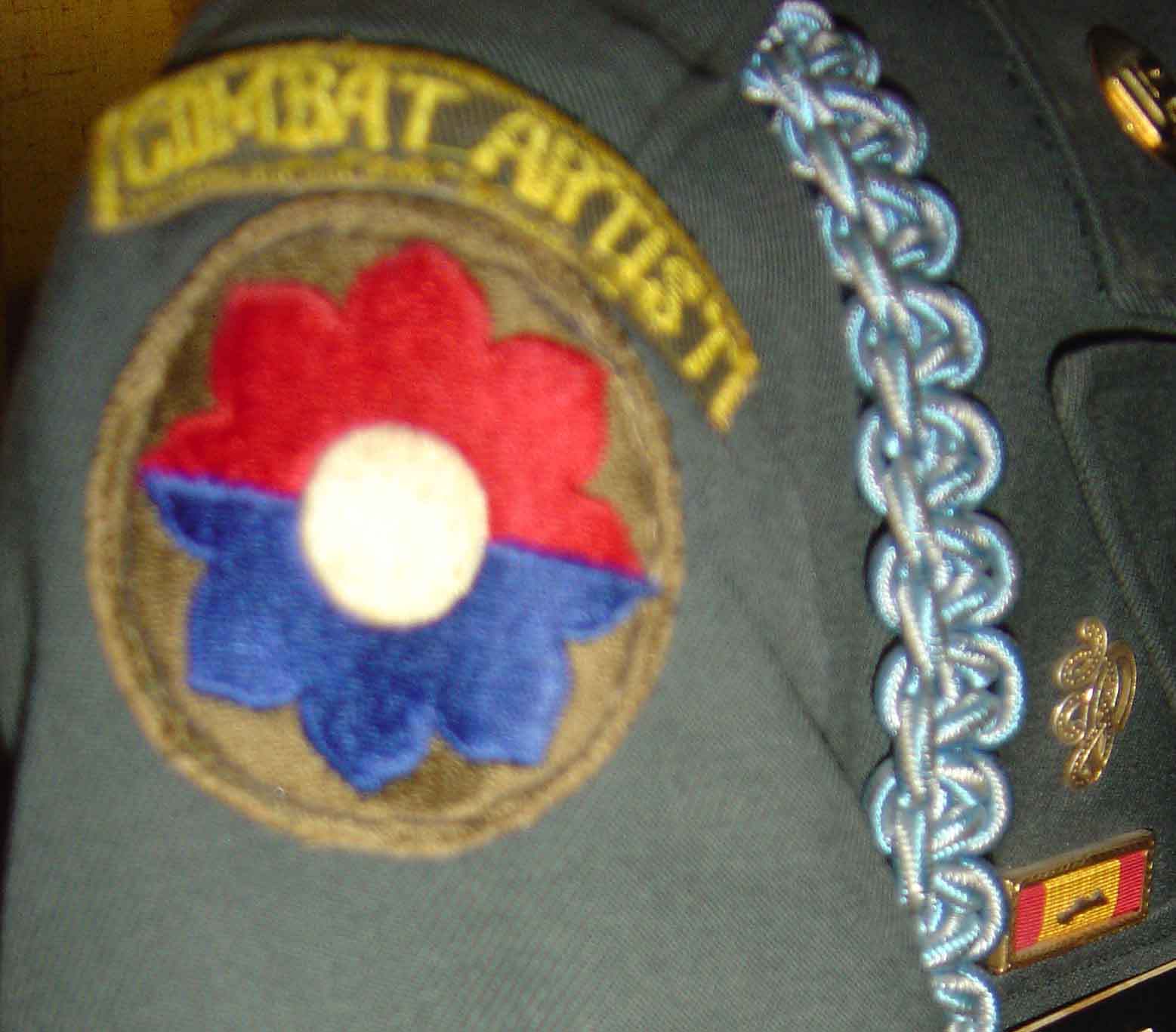 9th Div Combat Artist Tab - ARMY AND USAAF - U.S. Militaria Forum