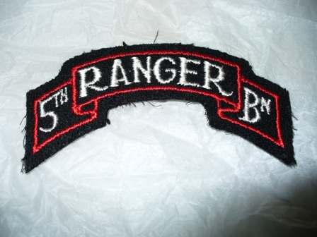 WWII 5th Ranger Bn Scroll - ARMY AND USAAF - U.S. Militaria Forum