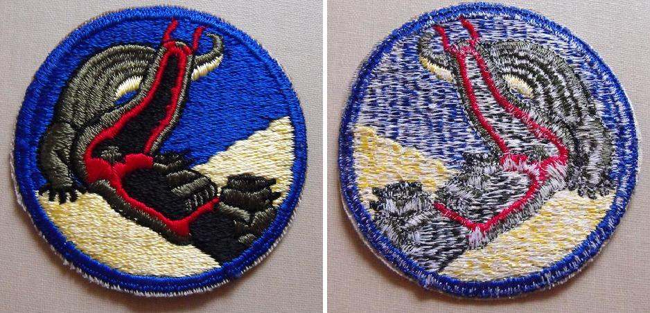 Amphibious Forces - Alligator Cuff Patches ---------- - NAVY, COAST ...