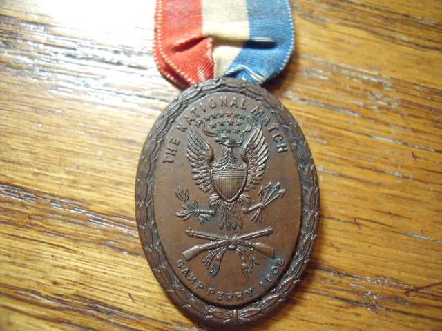 National Match Camp Perry 1908 Medal - MEDALS & DECORATIONS - U.S ...