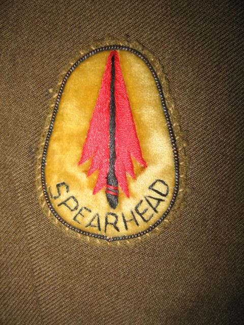 Help With Spearhead Patch - ARMY AND USAAF - U.S. Militaria Forum