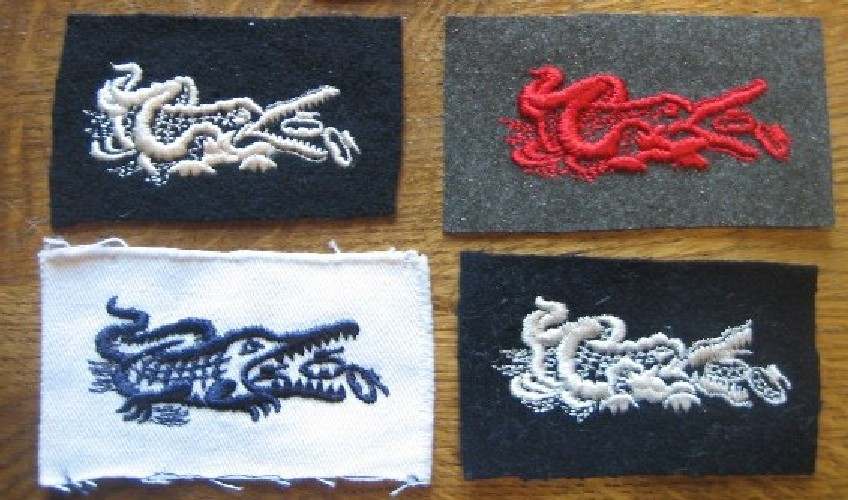 Amphibious Forces - Alligator Cuff Patches ---------- - NAVY, COAST ...