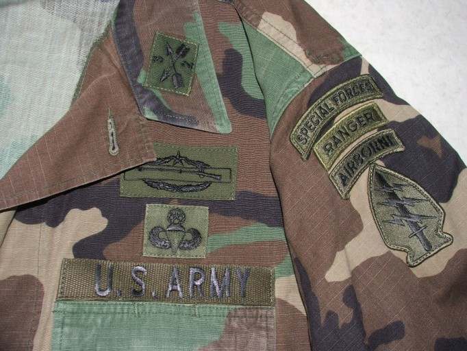 LTC Edward Reeder Special Forces BDU - CAMOUFLAGE UNIFORMS - U.S ...