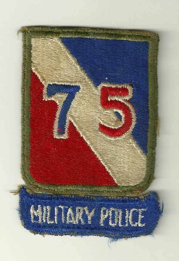 75th Inf Div, Military Police - ARMY AND USAAF - U.S. Militaria Forum