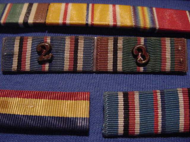 Campaign Numerals on WW2 Navy Ribbon Bars - RIBBON BARS - U.S ...