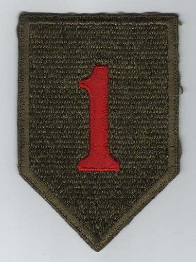 Big red one patch original WW2?? - ARMY AND USAAF - U.S. Militaria Forum
