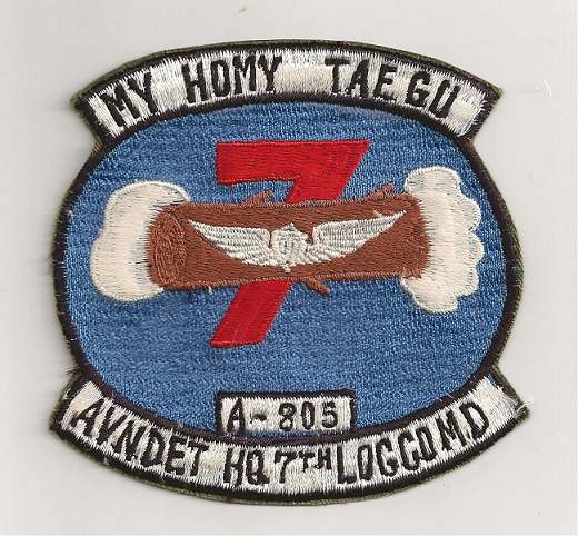 3rd AVN DET pocket patch Tague, South Korea - ARMY AND USAAF - U.S ...