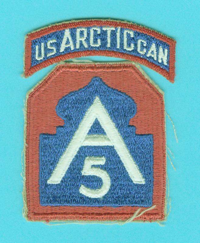 5th army arctic patch - ARMY AND USAAF - U.S. Militaria Forum