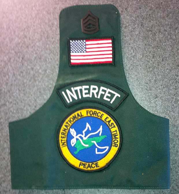 USMC peacekeeping force brassard INTERFET - UNIFORMS - U.S. Militaria Forum