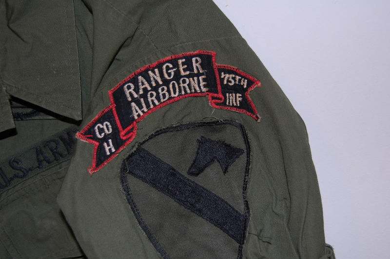 1st Cavalry LRRP Jungle Fatigue shirt - Ranger - UNIFORMS - U.S ...